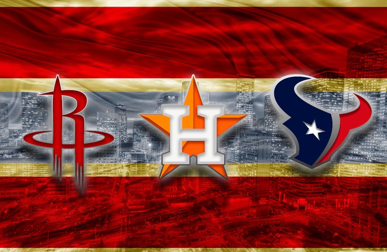 Houston Texans Sports Poster, TEXANS, ASTROS, Rockets Artwork, Houston ...