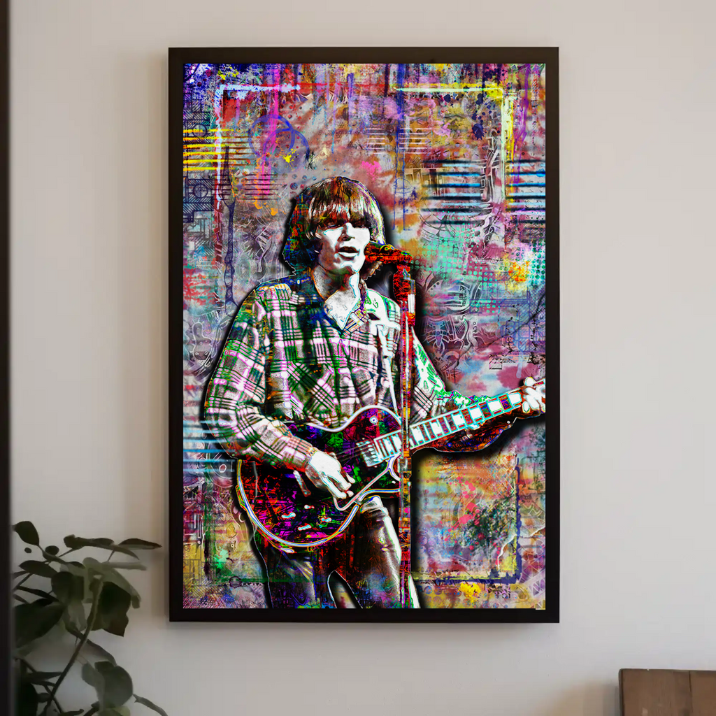 John Fogerty Poster, CCR Artwork, Creedence Clearwater Revival Music W ...