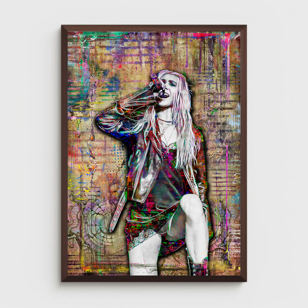Taylor Momsen Poster – The Pretty Reckless Rock Music Wall Art Print ...