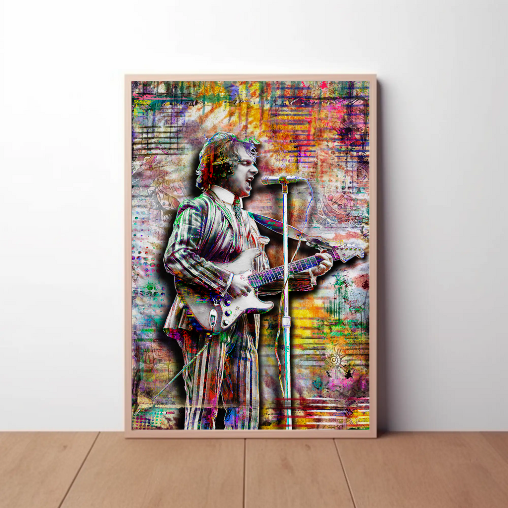 Van Morrison Poster, Van Morrison Young Tribute Fine Art – McQDesign