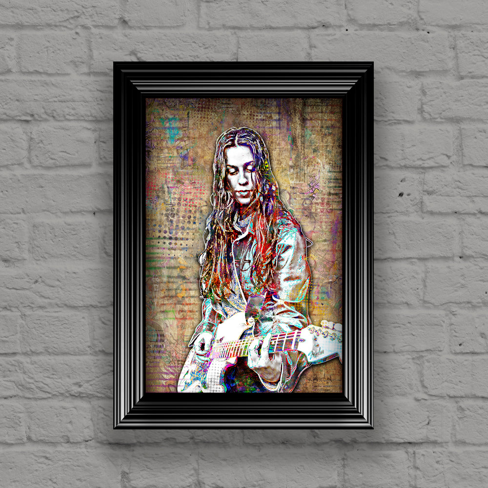 Alanis Morissette Poster, Alanis Morissette Tribute Fine Art – McQDesign