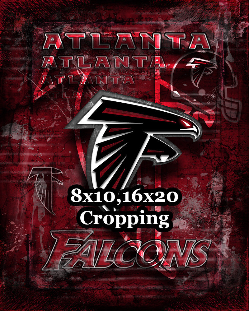 Atlanta Falcons Football Poster, Atlanta Falcons Gift, Atlanta Falcons ...