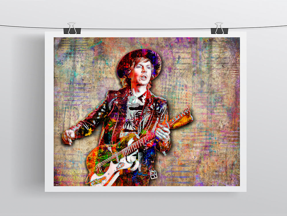 Beck Pop Poster, Beck Pop Gift, Beck Tribute Fine Art – McQDesign