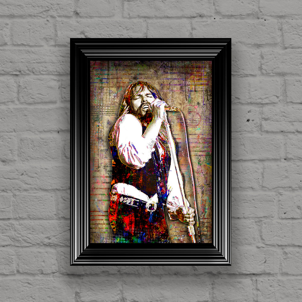 Bob Seger Poster, Bob Seger and The Silver B Band 3 Gift, Fine Art ...