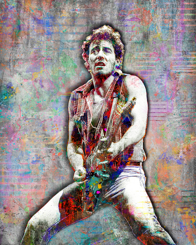 Bruce Springsteen Poster, Bruce Springsteen Gift, Bruce Springsteen Tr ...