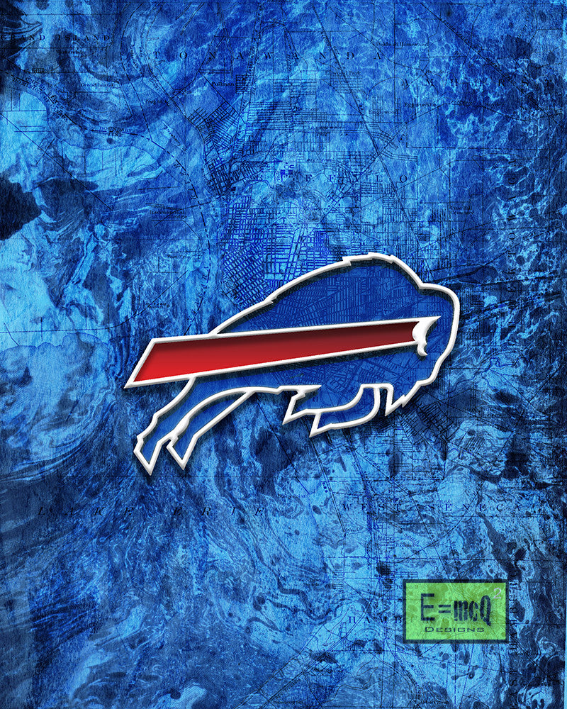 Buffalo Bills Poster, Buffalo Bills Football Poster, Bills gift, Buffa ...