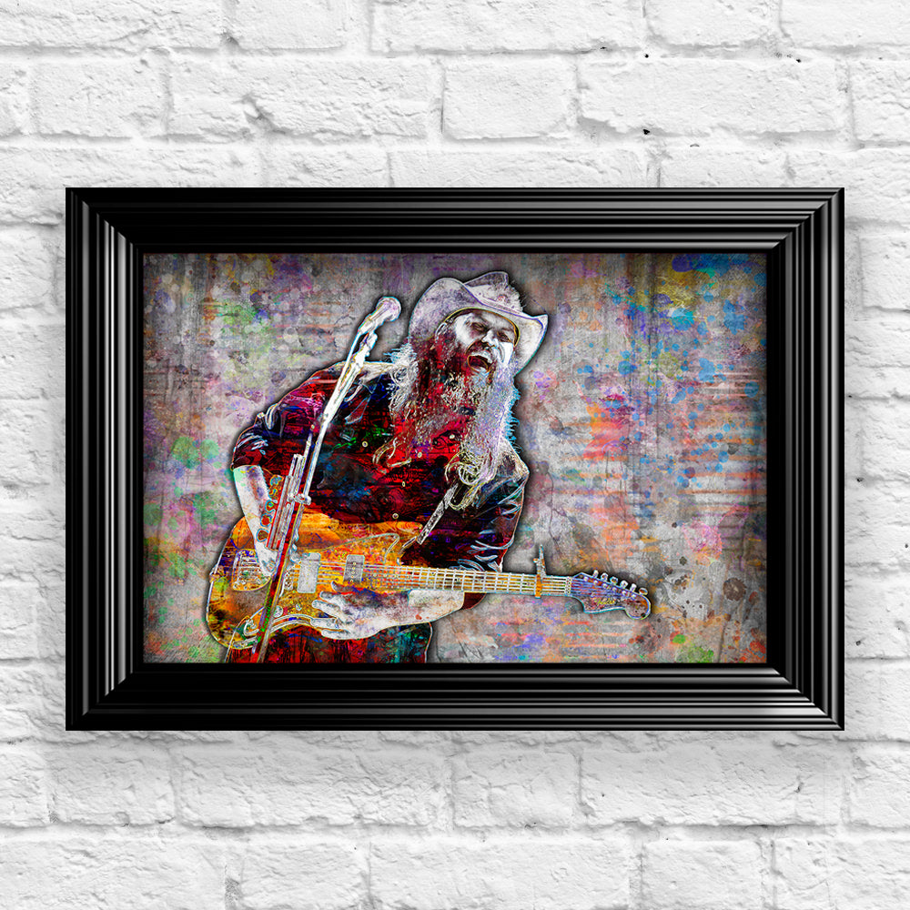 Chris Stapleton Poster, Chris Stapleton Gift, Chris Stapleton Tribute ...