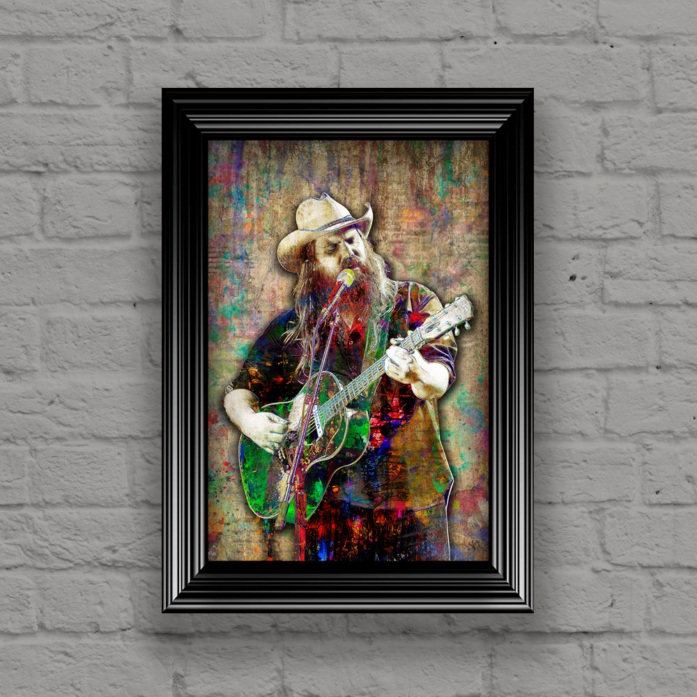 Chris Stapleton Poster, Chris Stapleton Gift, Chris Stapleton Tribute ...