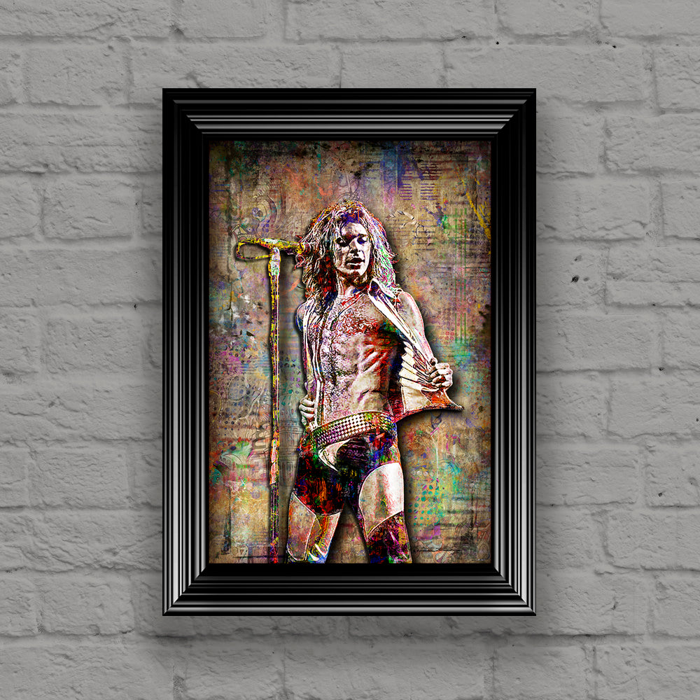 David Lee Roth of Van Halen Poster, David Lee Roth Van Halen Tribute F ...