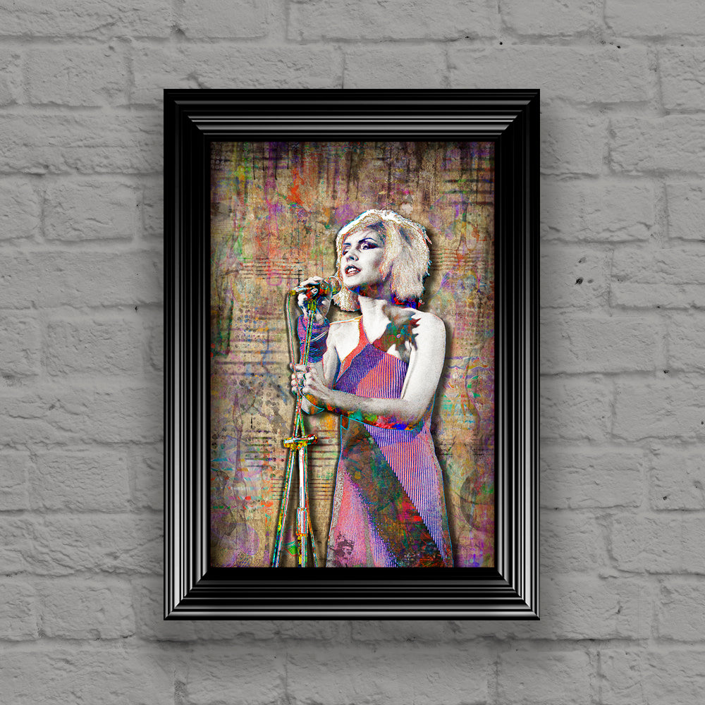 Debbie Harry of Blondie Poster, Debra Harry Tribute Fine Art – McQDesign