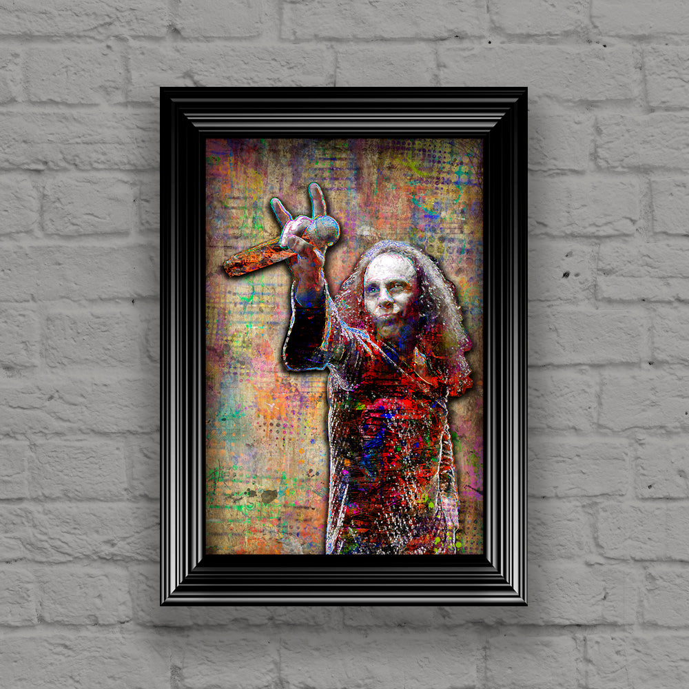 Dio Poster, Ronnie James Dio Tribute Fine Art – McQDesign