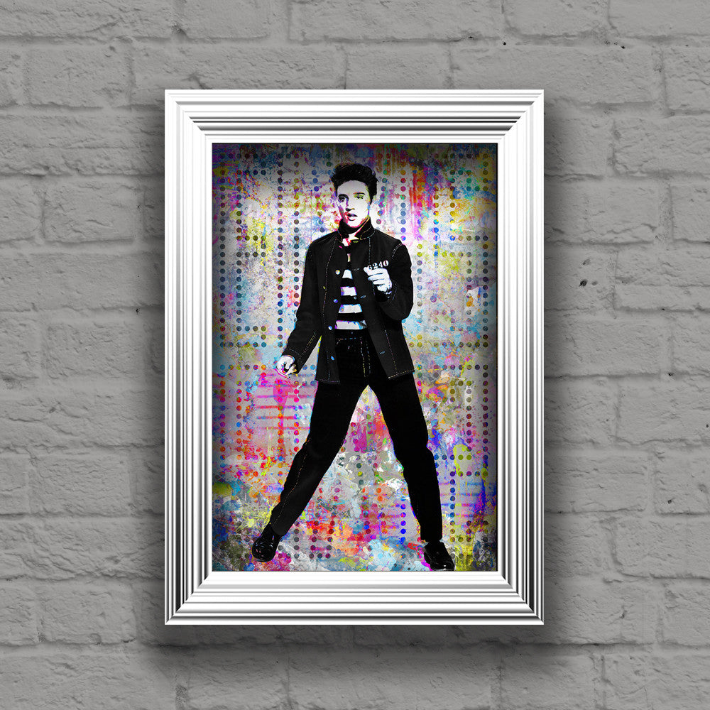 Elvis Presley Poster, Elvis Presley Gift, Elvis The King of Rock N' Ro ...