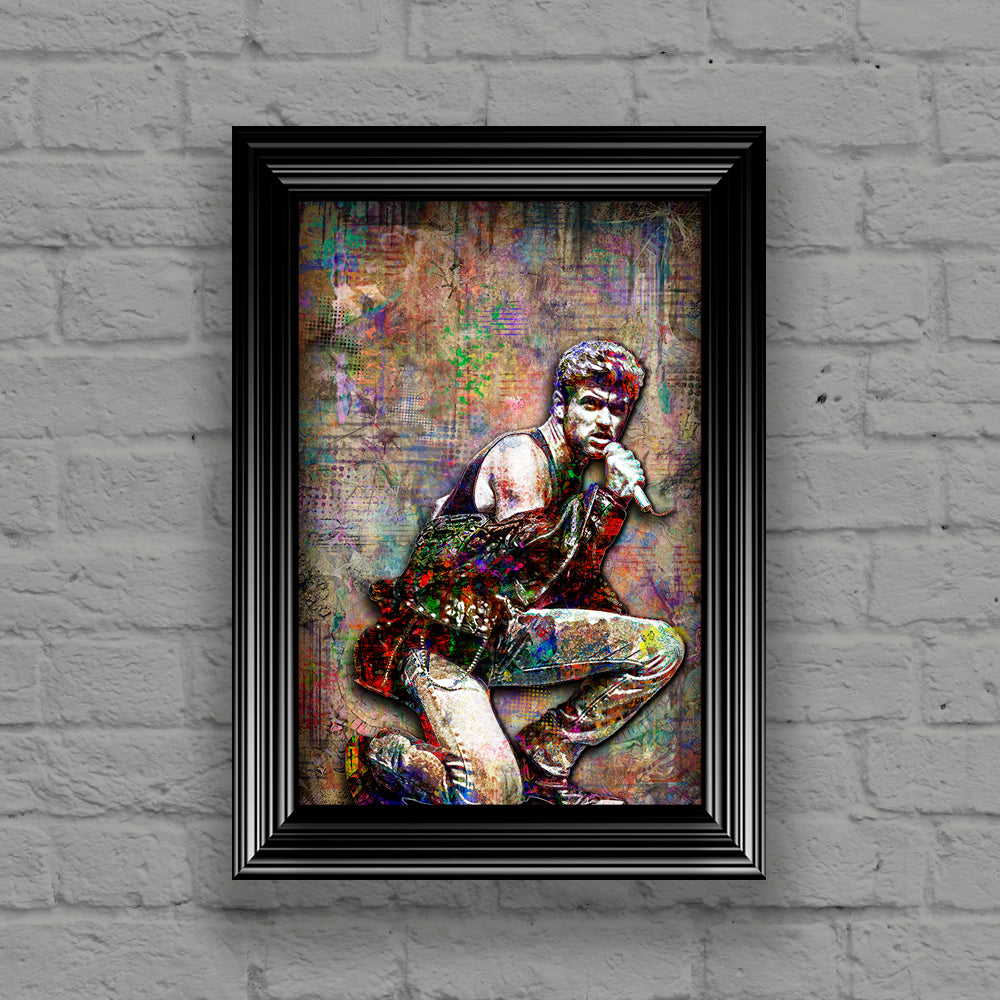 George Michael Poster, George Michael 2 Print, George Michael Tribute ...