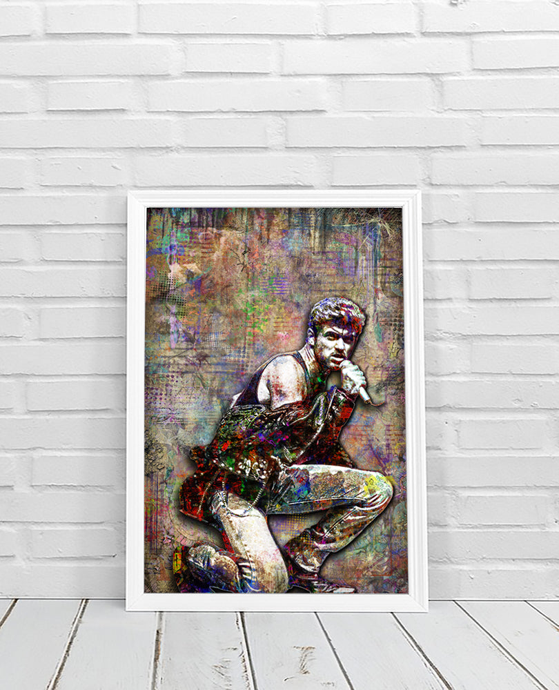 George Michael Poster, George Michael 2 Print, George Michael Tribute ...