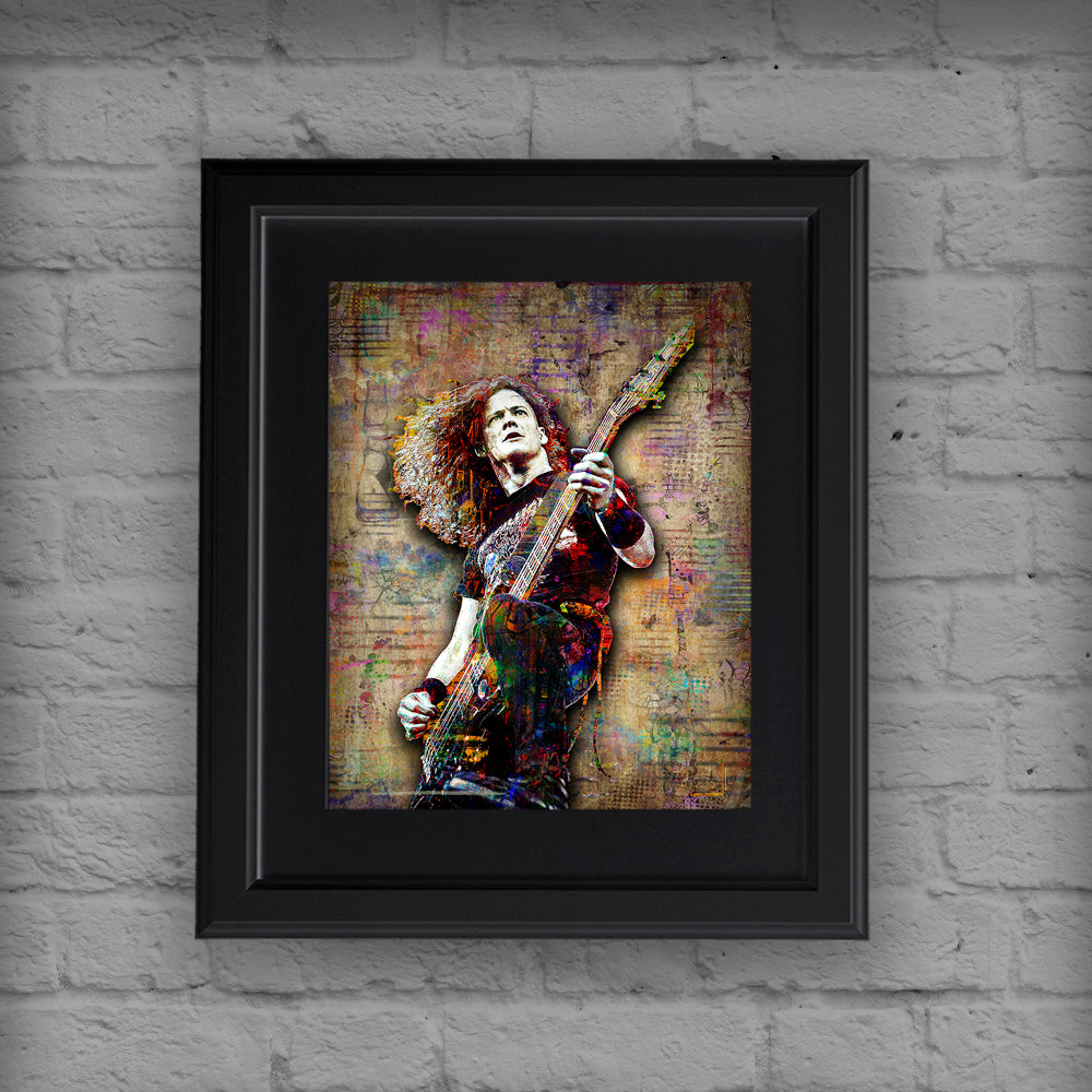 Jason Newsted Metallica Poster, Metallica Tribute Fine Art Poster ...