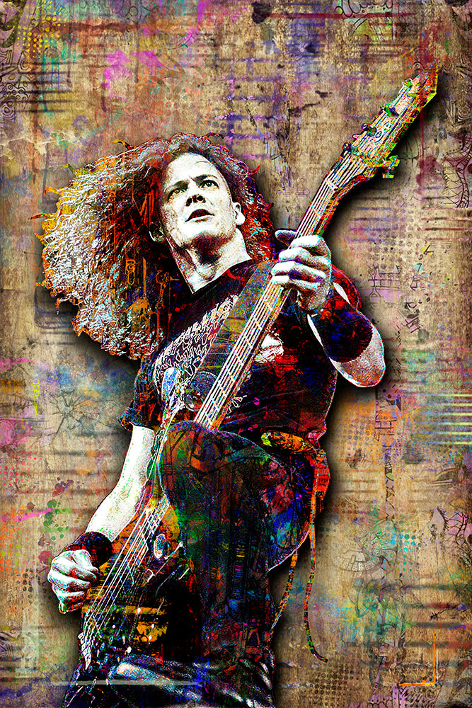 Jason Newsted Metallica Poster Metallica Tribute Fine Art Poster