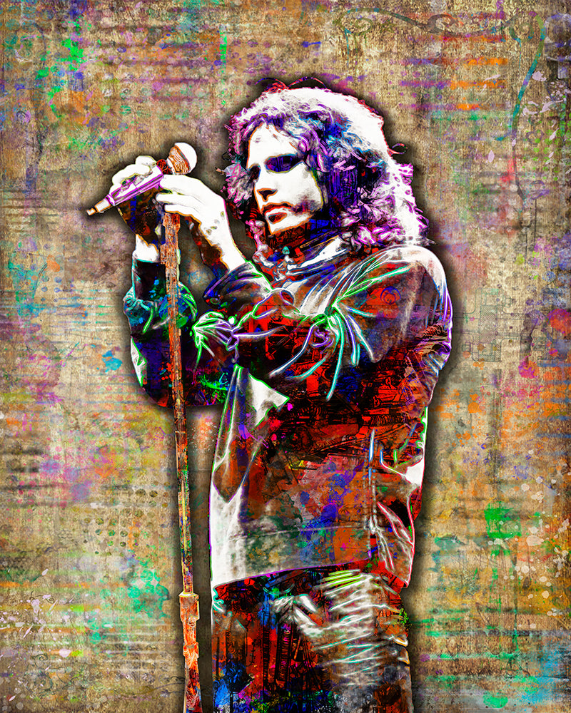 Jim Morrison Poster, Jim Morrison of the Doors Gift, Jim Morrison Colo ...