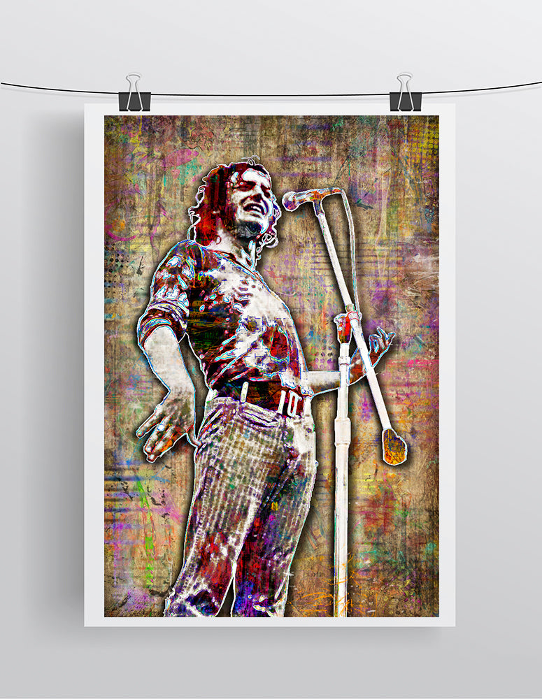 Joe Cocker Poster, Joe Cocker Tribute Fine Art – McQDesign