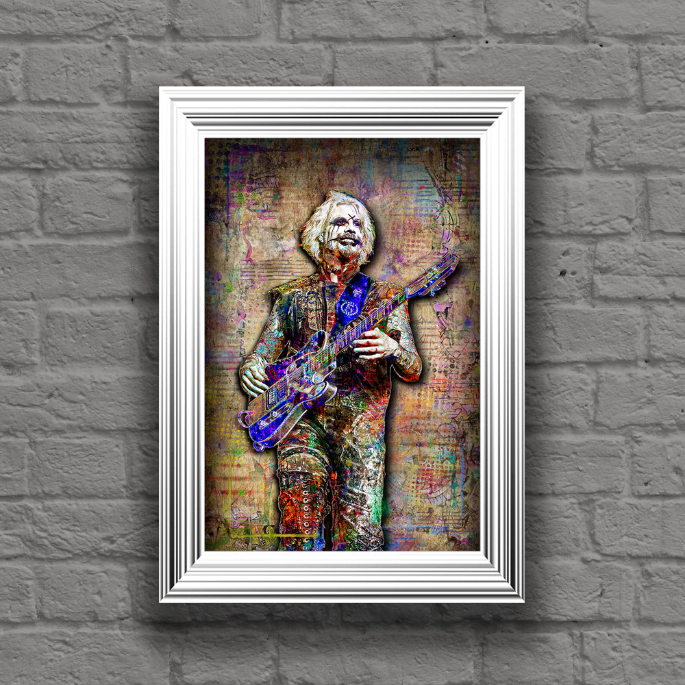 John 5 Poster, John 5 Guitar Tribute Fine Art Poster – McQDesign