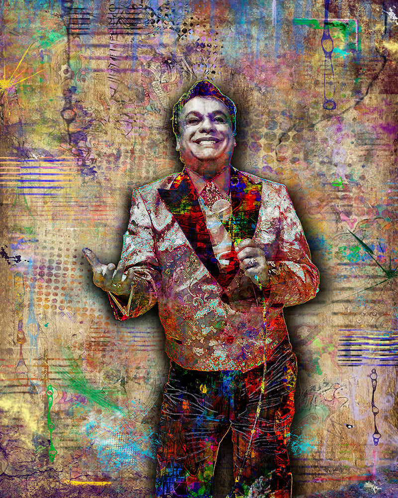 Juan Gabriel Poster, Juan Gabriel Tribute Fine Art – McQDesign