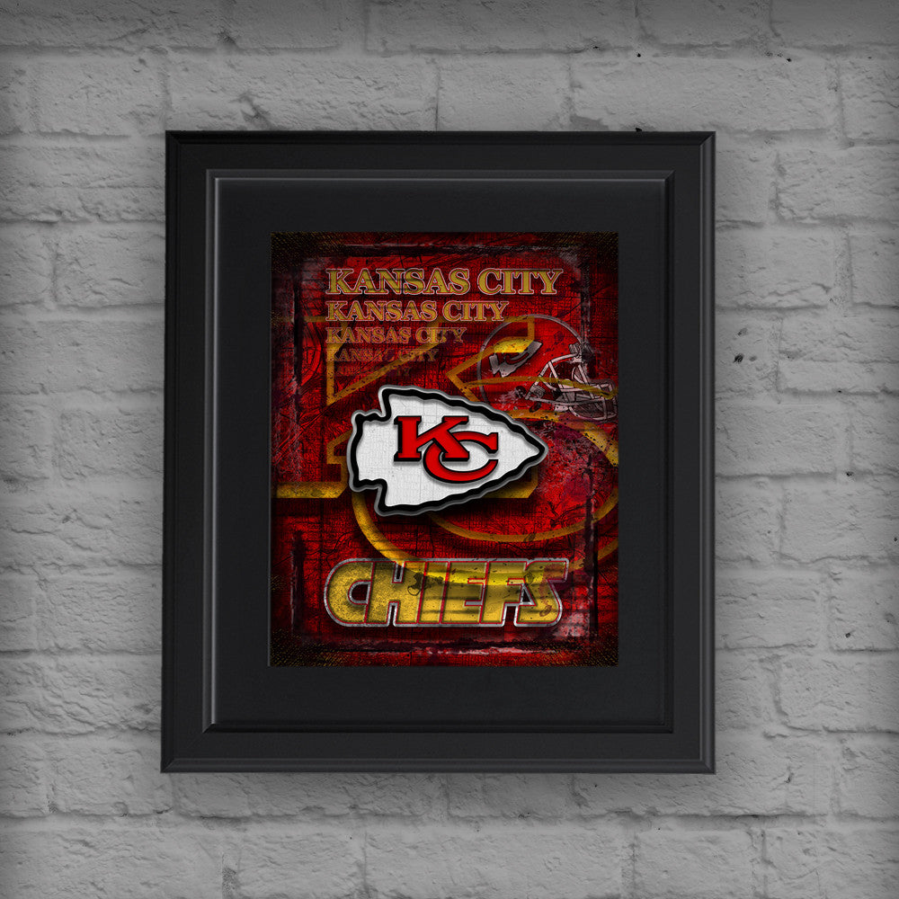 Kansas City Chiefs Sports Poster, Kansas City Chiefs Artwork, Chiefs i ...