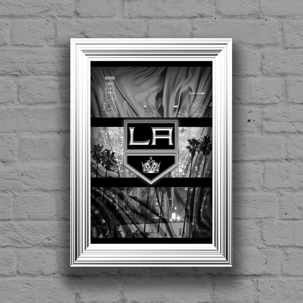 Los Angeles Kings Poster, LA Kings Hockey Print, Los Angeles Kings Man ...