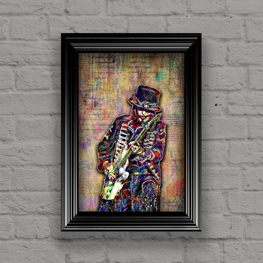 Mick Mars Poster, Motley Crue Gift, Mick Mars of Motley Crue Tribute F ...