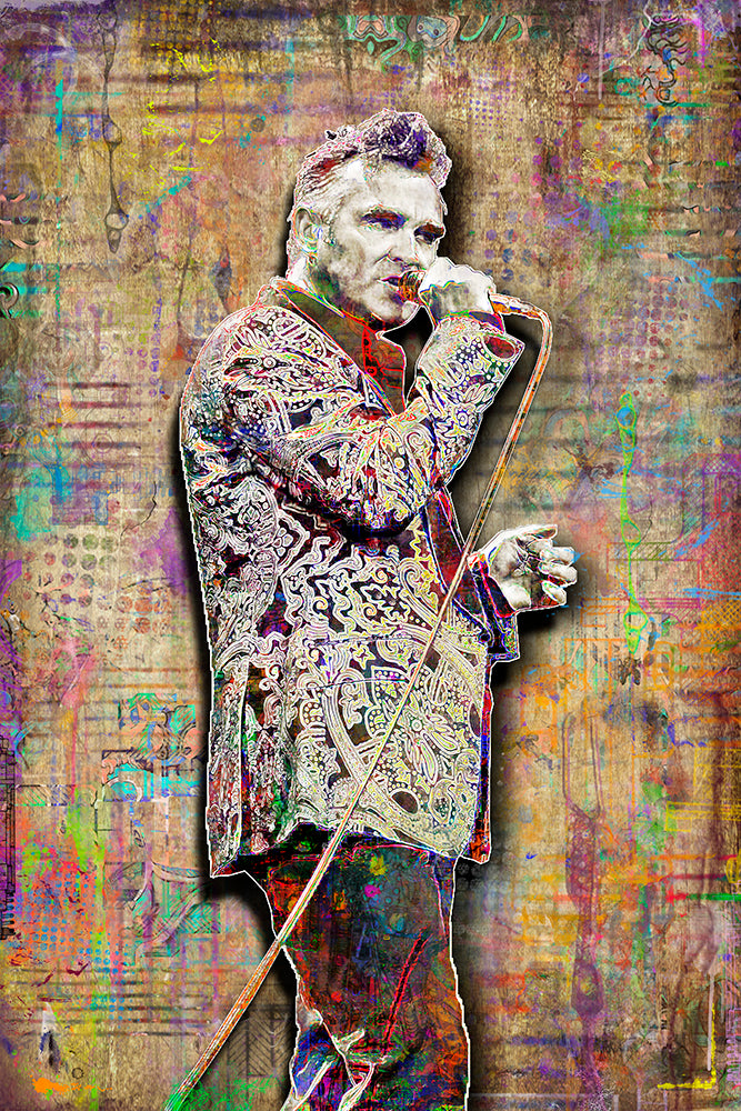 Morrissey Poster, Morrissey of The Smiths Gift, Morrissey Tribute Fine ...