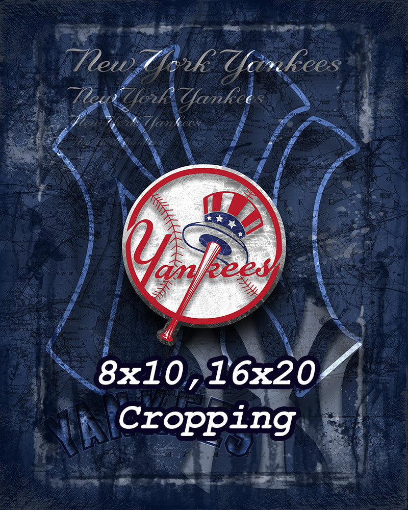 New York Yankees Poster, New York Yankees Artwork Gift, Yankees Layere ...