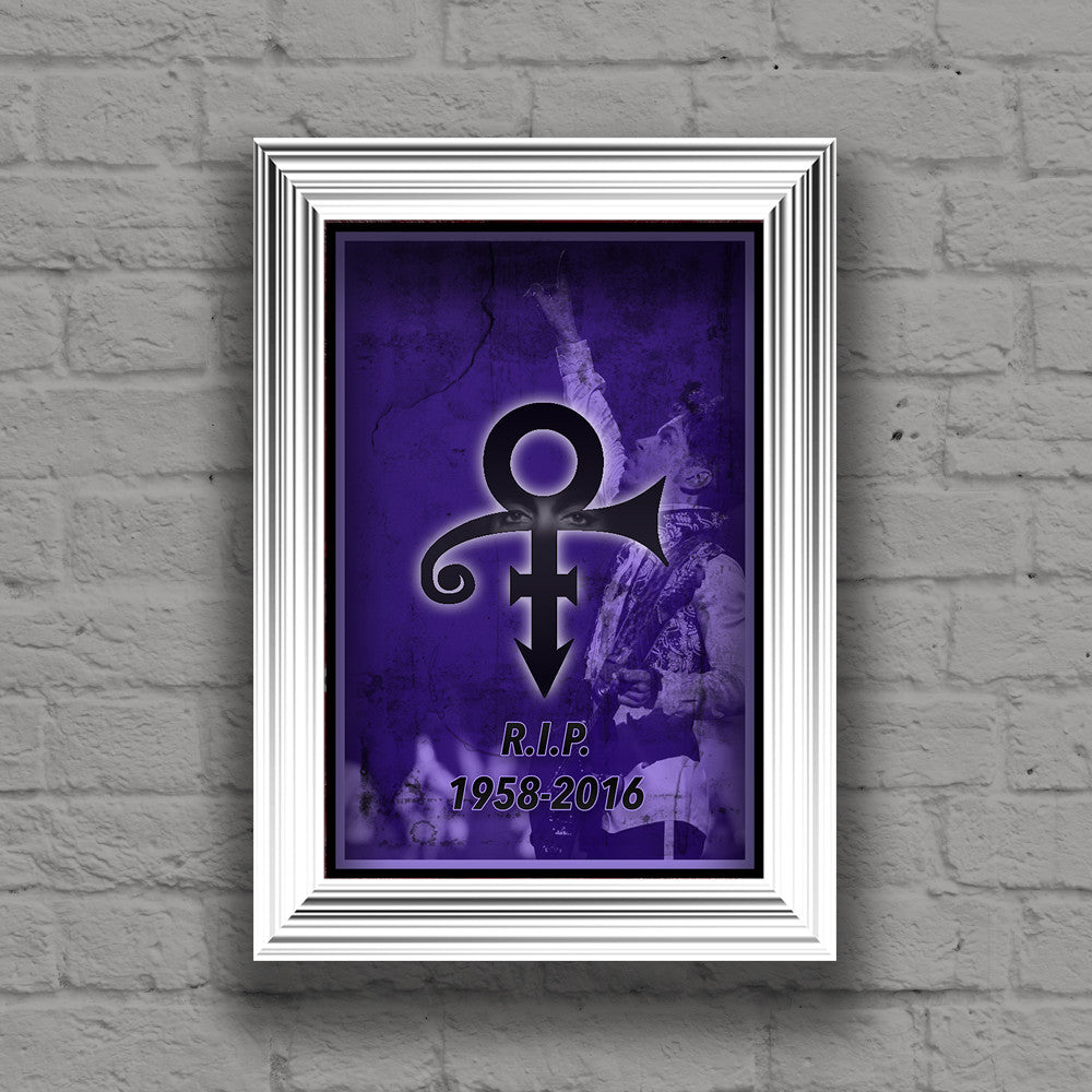 Prince Memorial Poster, Prince Memorial Logo 2016 Gift, Prince Layered ...