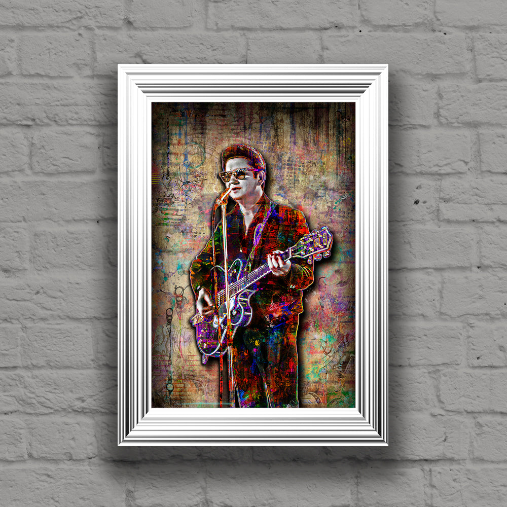 Roy Orbison Poster, Roy Orbison Tribute Fine Art – McQDesign