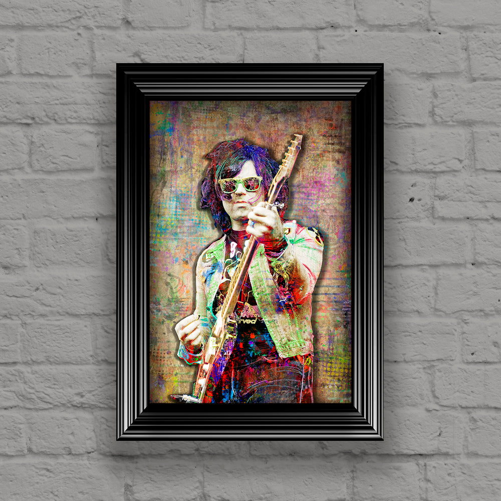 Ryan Adams Poster, Ryan Adams Gift, Ryan Adams Colorful Tribute Fine A ...