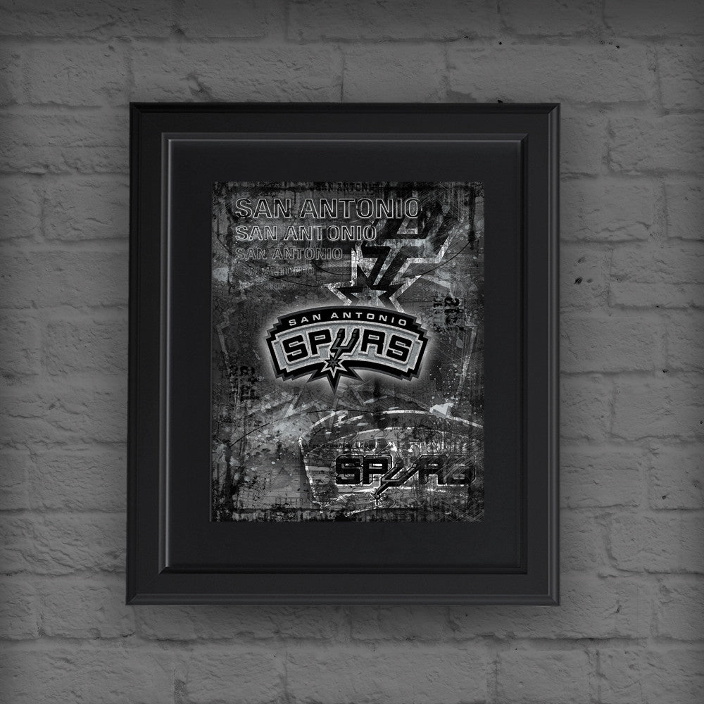 San Antonio Spurs Poster, San Antonio Spurs Print, Spurs Gift, San Ant ...