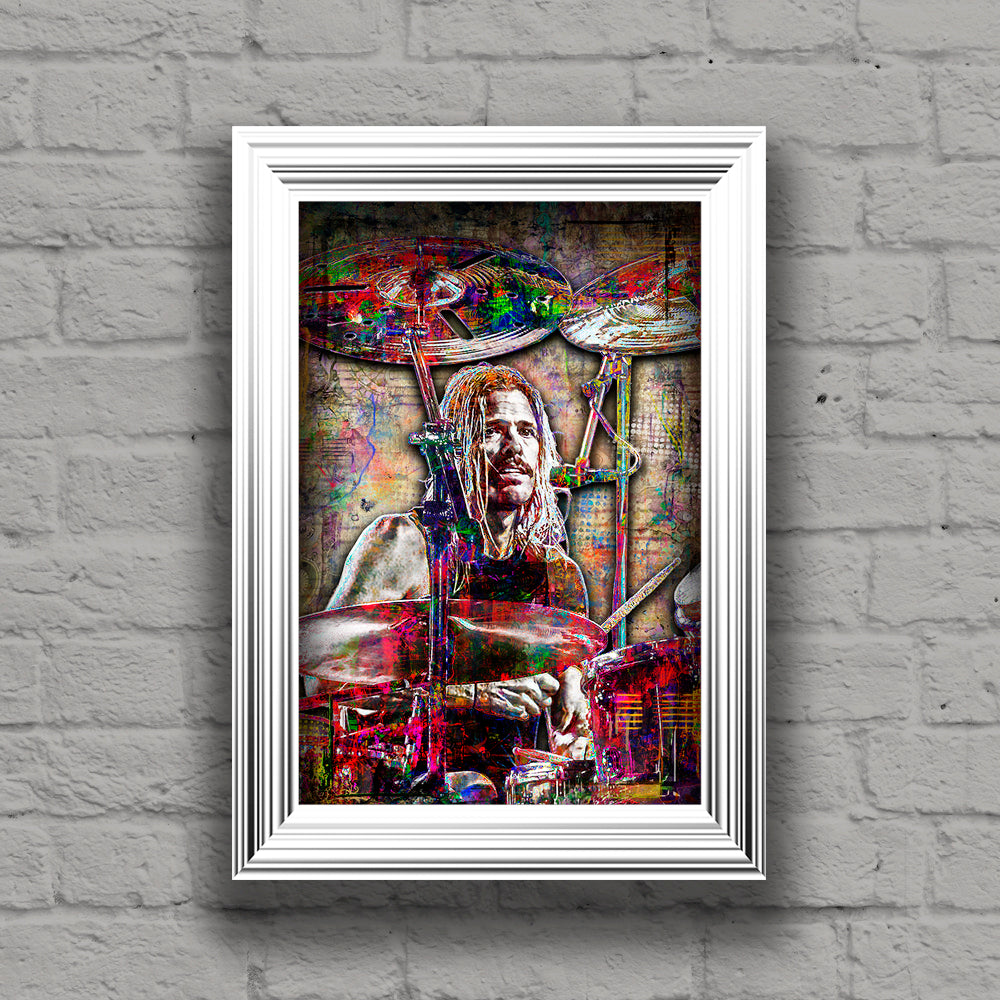 Taylor Hawkins Foo Fighters Poster, Taylor Hawkins Pop Art, Taylor Tri ...