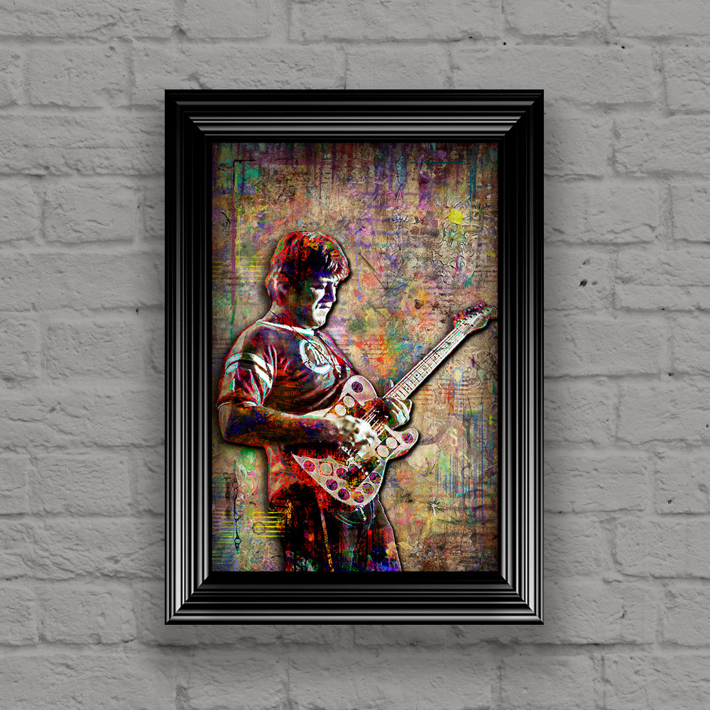 Terry Kath Chicago Poster, Terry Kath of Chicago Print Fine Art – McQDesign