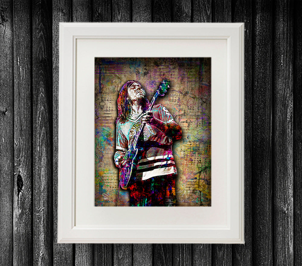 Terry Kath Chicago Poster, Terry Kath 3 of Chicago Print Fine Art ...