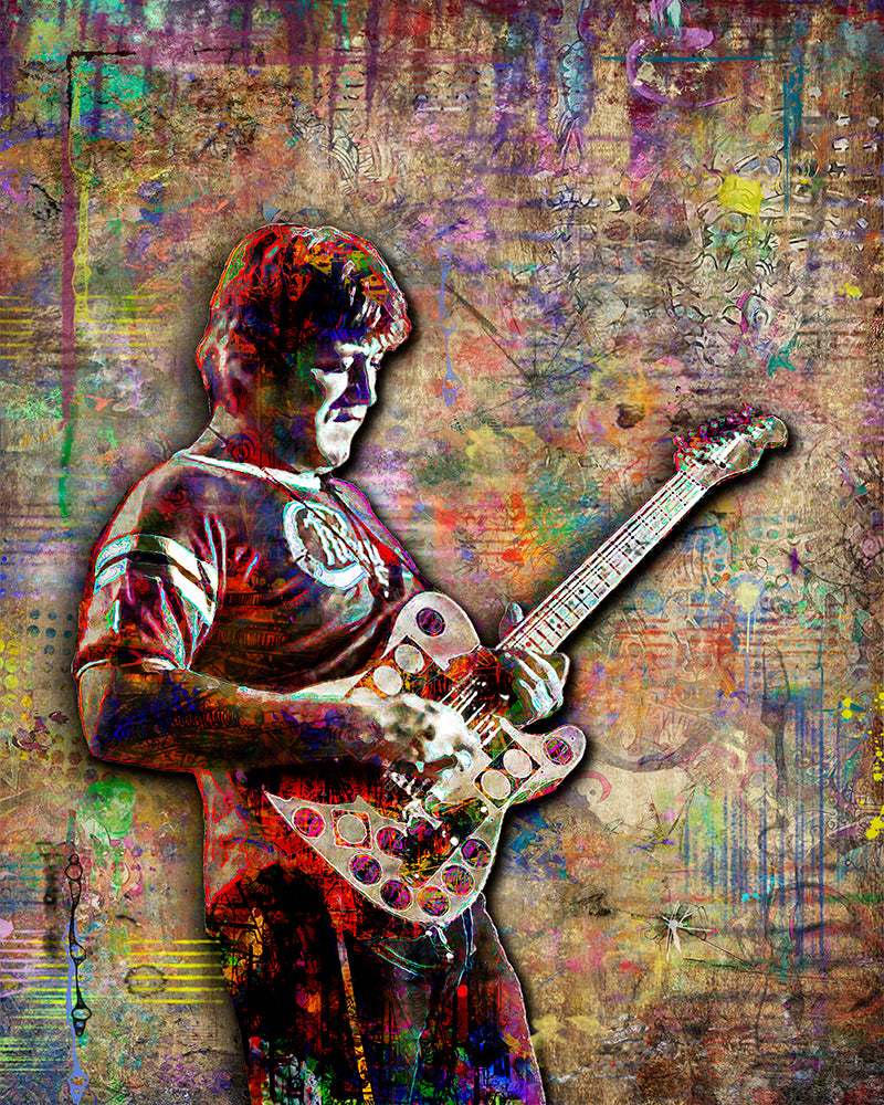 Terry Kath Chicago Poster, Terry Kath of Chicago Print Fine Art – McQDesign