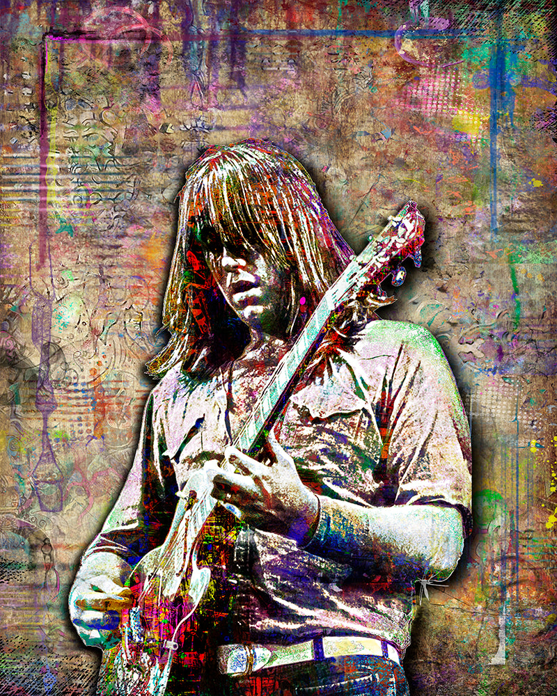 Terry Kath Chicago Poster, Terry Kath 2 of Chicago Print Fine Art ...