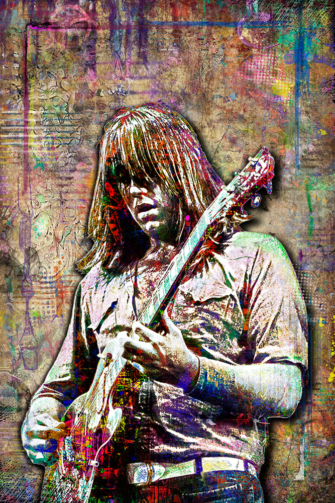 Terry Kath Chicago Poster, Terry Kath 2 of Chicago Print Fine Art ...