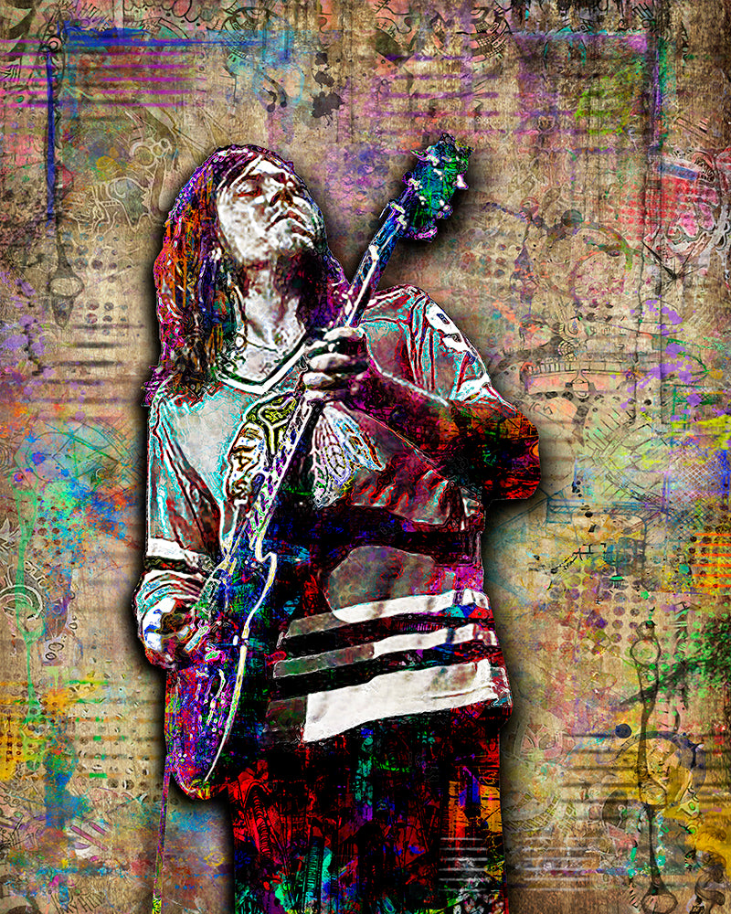 Terry Kath Chicago Poster, Terry Kath 3 of Chicago Print Fine Art ...