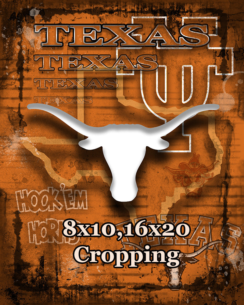 University of Texas Longhorns Poster, Longhorns Gift, Texas University ...