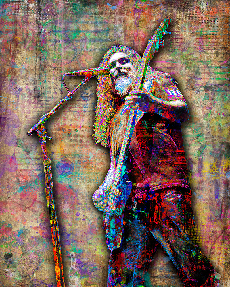 Slayer Poster, Tom Araya of Slayer Portrait Gift, Slayer Tribute Fine ...