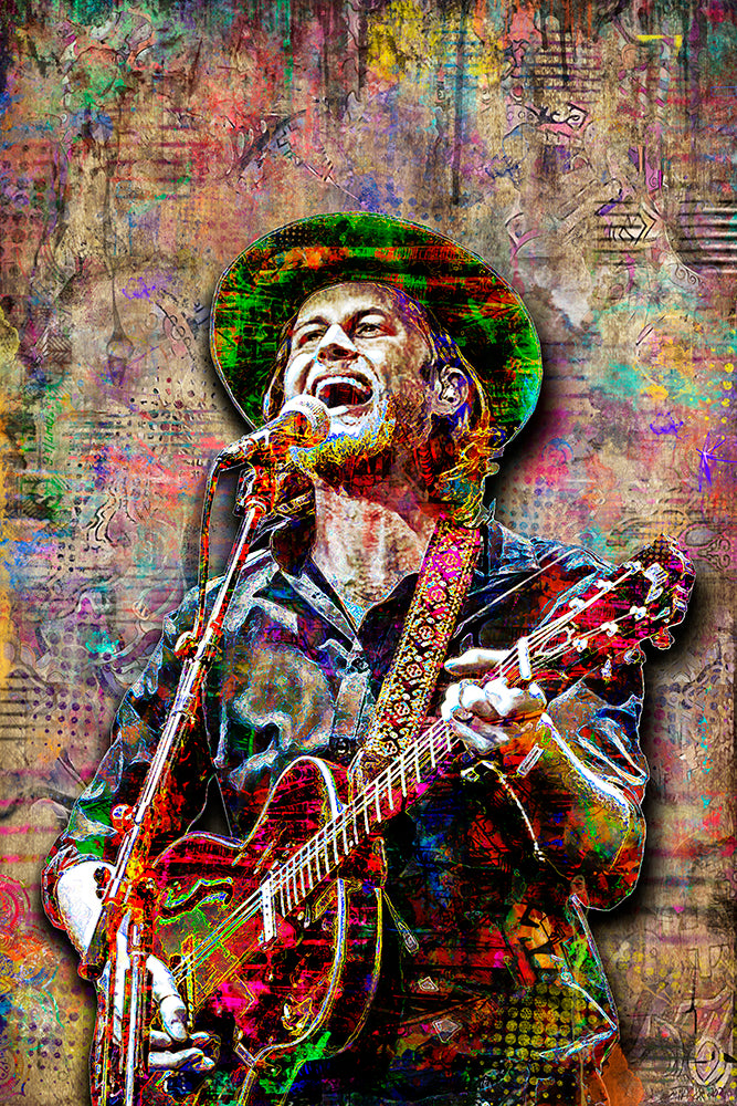 Wesley Schultz The Lumineers Poster, Lumineers Tribute Fine Art – McQDesign